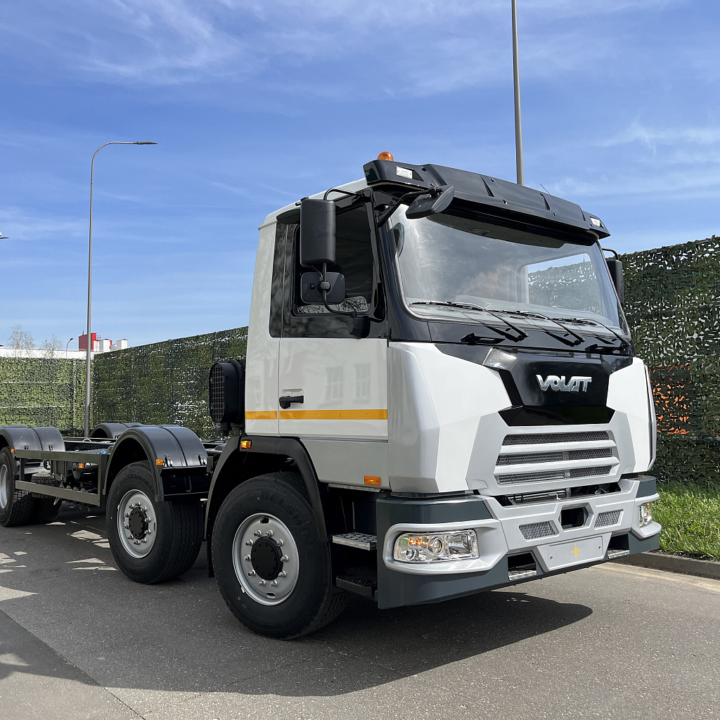 MZKT OJSC MANUFACTURED AN ENHANCED CHASSIS WITH INCREASED LOAD CAPACITY ...